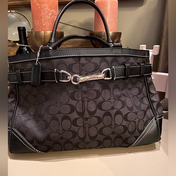 Coach | Bags | Coach Hampton Signature Logo Handbagpursetote | Poshmark